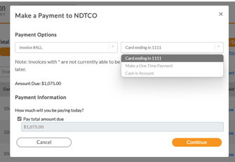 How to pay your NDTCO Fees